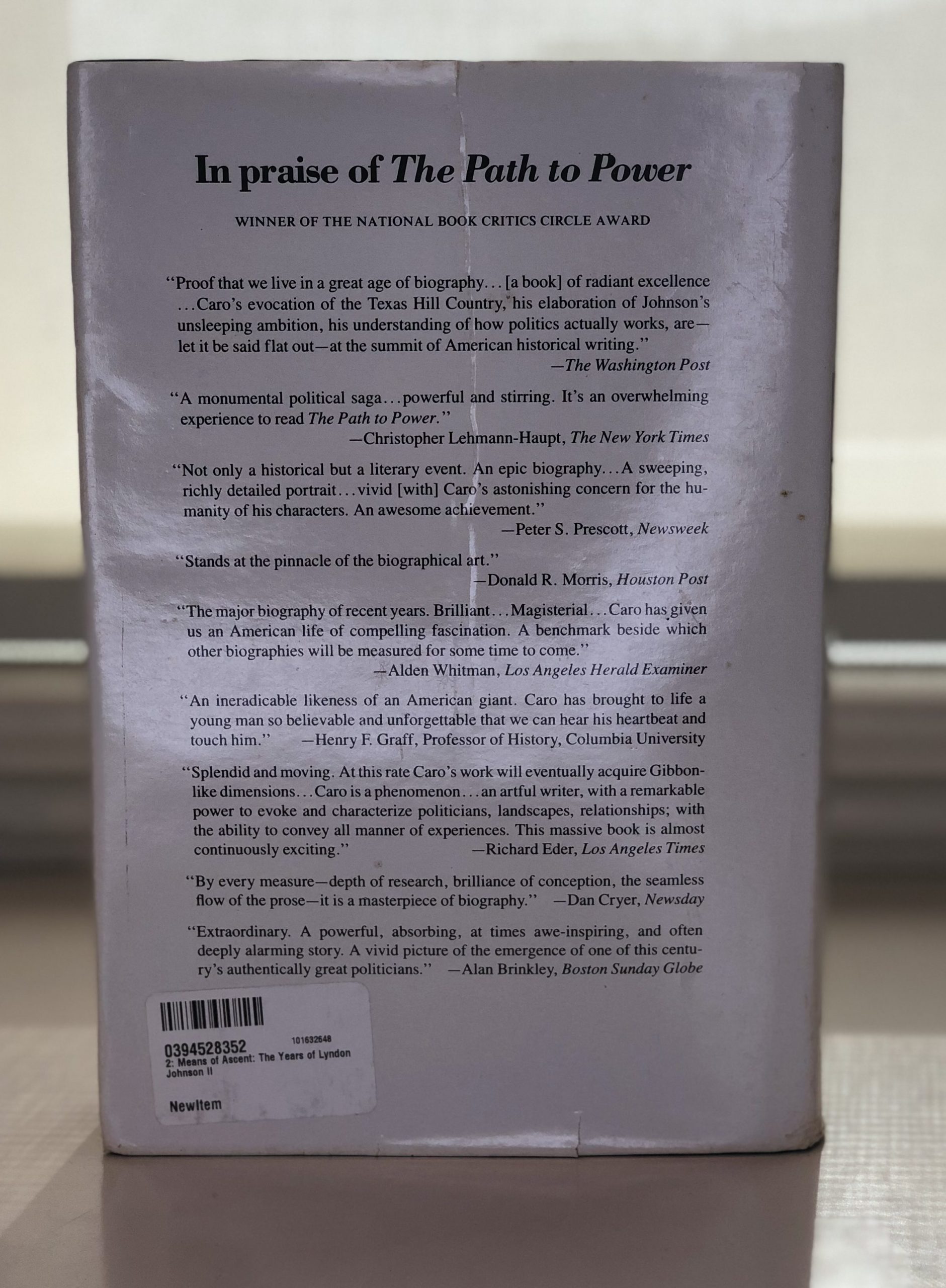 Means of Ascent: The Years of Lyndon B. Johnson | Helena
